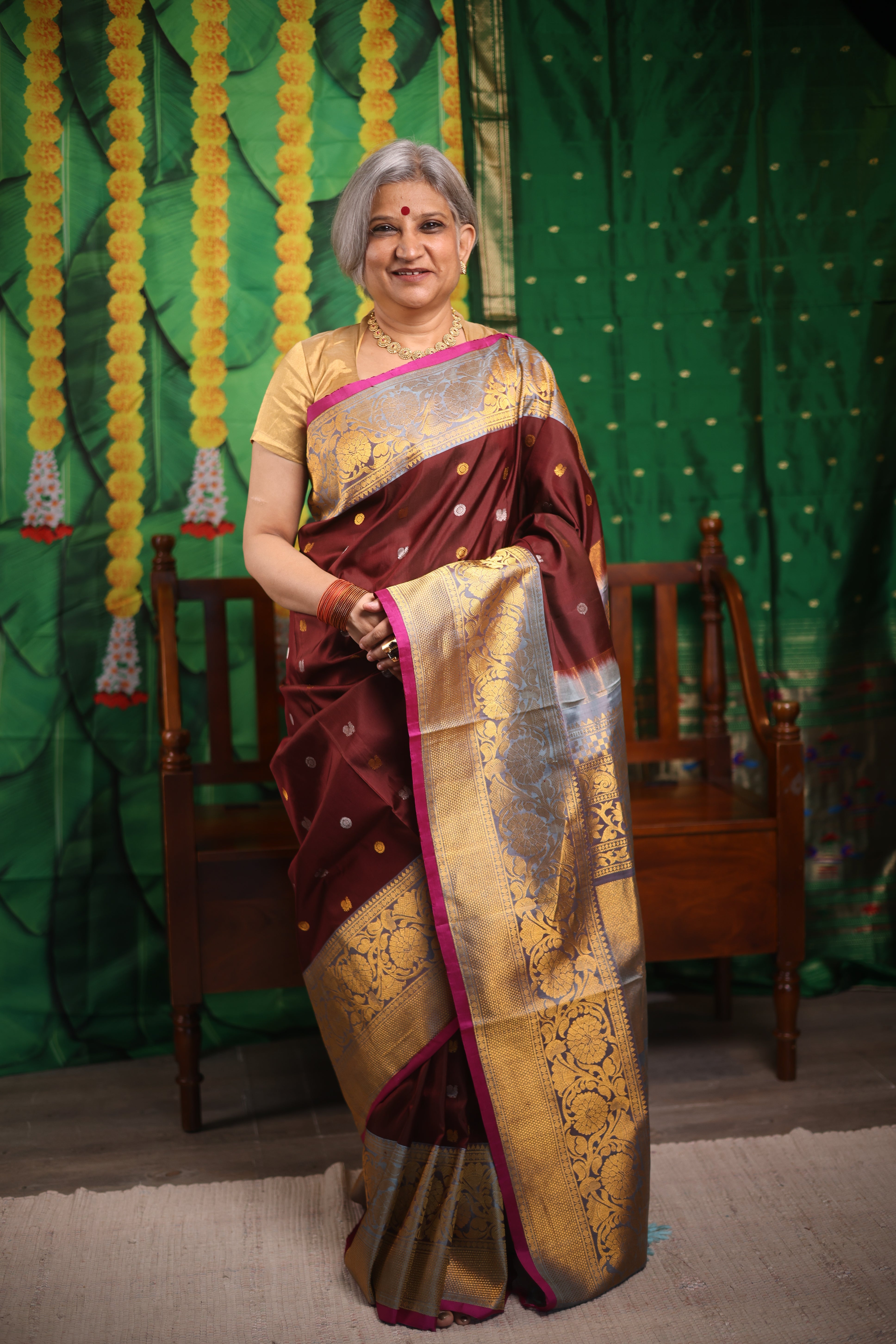 Buy Pure Gadwal Silk Sarees Online: Check Prices