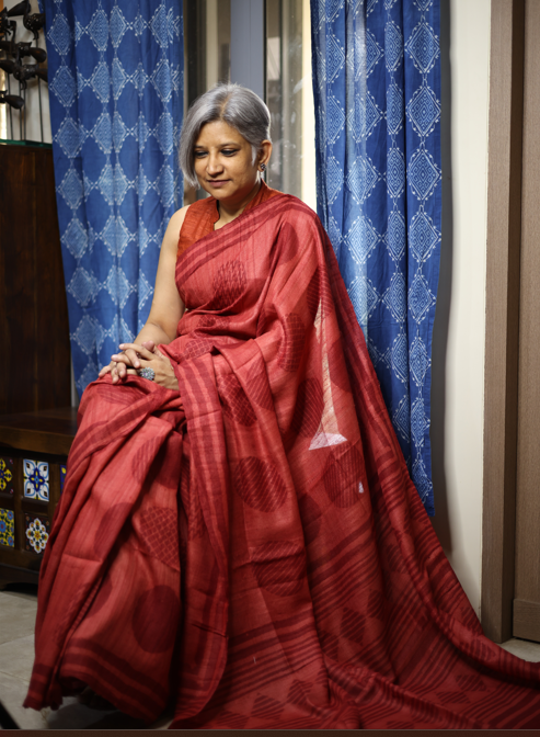 Handblock Prints Only – Sayali Rajadhyaksha Sarees