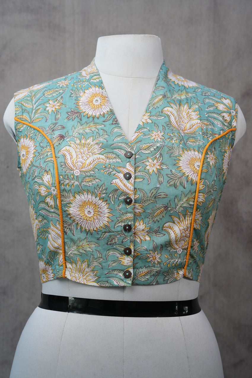 Hand Block Printed Blouses: Buy now at a flat 40% off on all Blouses